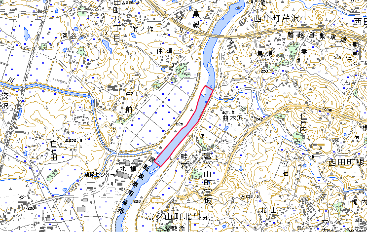 調査地の概要 阿武隈川西田堂坂